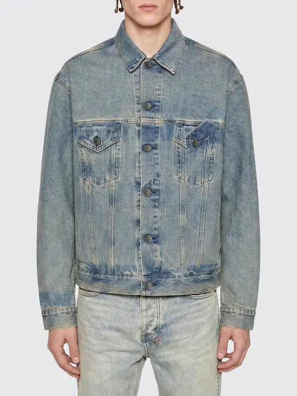 MAISON MARGIELA Cotton Jacket With French Collar And Patch Pockets