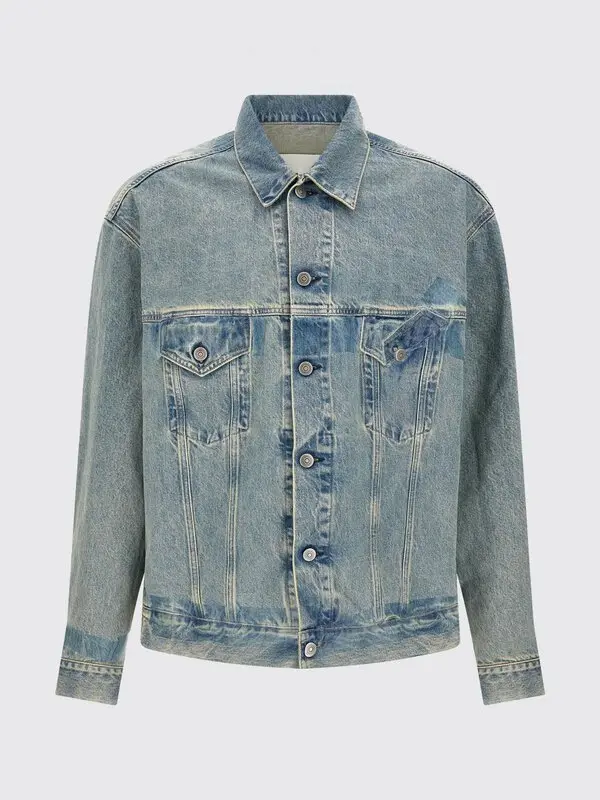 MAISON MARGIELA Cotton Jacket With French Collar And Patch Pockets