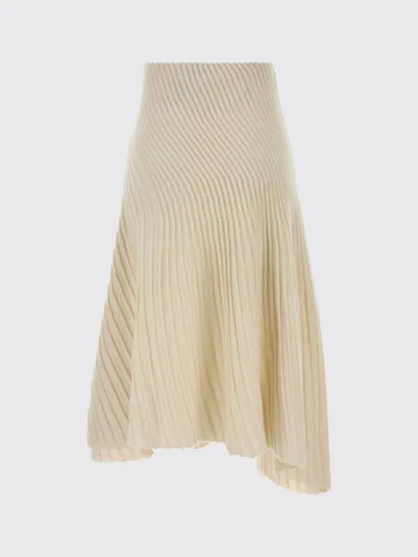 Alaïa Asymmetric Virgin Wool And Cashmere Skirt
