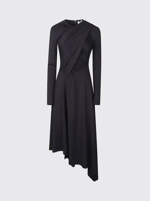 Victoria Beckham Asymmetrical Draped Dress