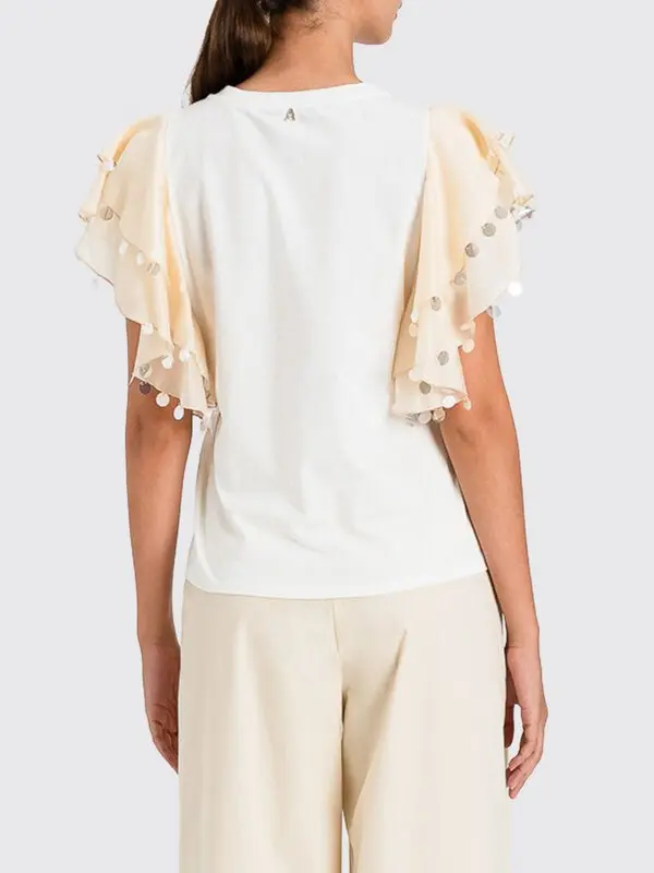TWINSET Cotton T-shirt With Sequins
