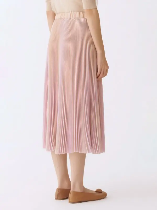 Fabiana Filippi Pleated Midi Skirt - Beige