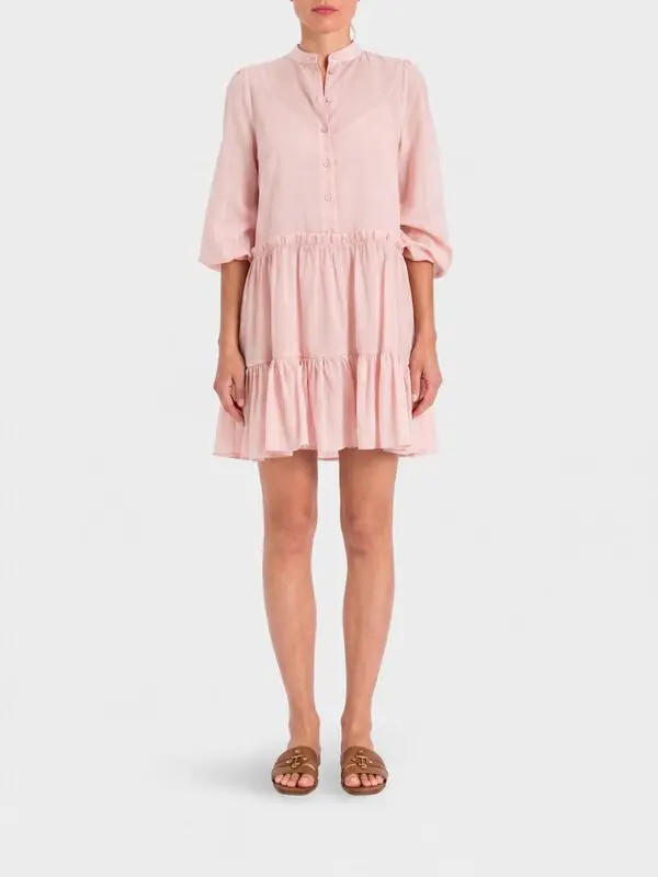 TWINSET Cotton Mini Shirt Dress