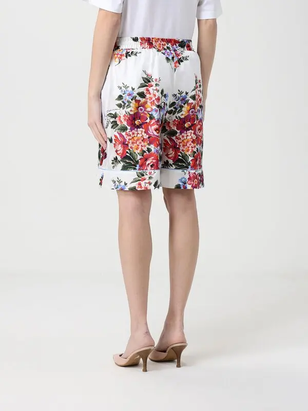 Dolce & Gabbana Floral Silk Shorts