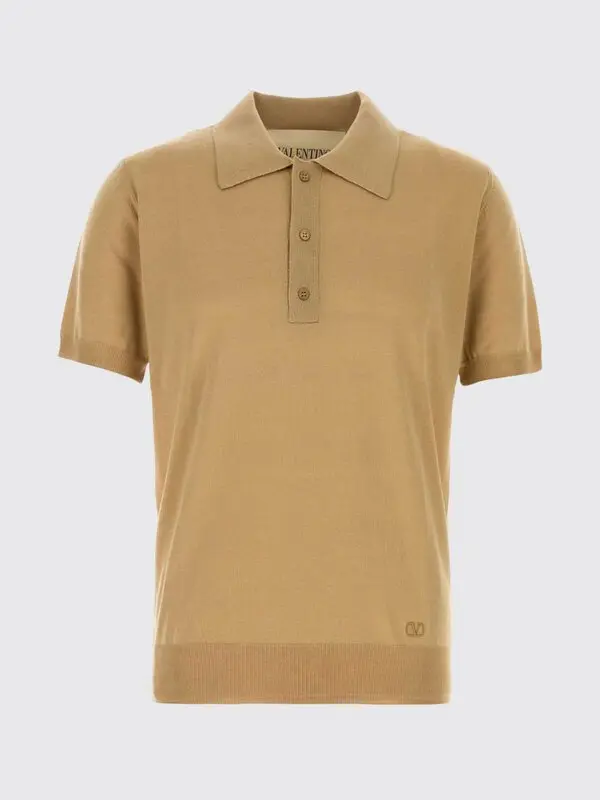 Valentino Garavani Virgin Wool Knit Polo Shirt