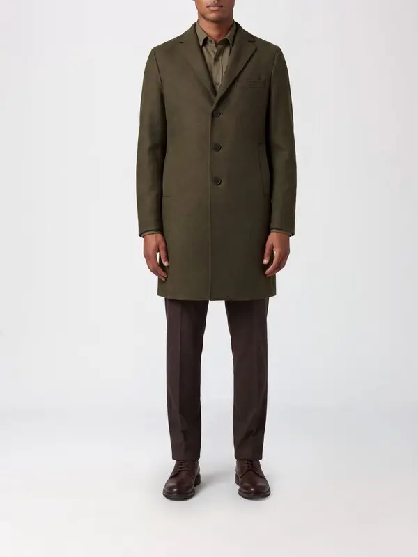 Harris Wharf London Single-breasted Virgin Wool Coat