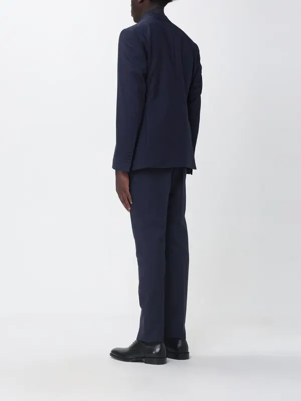 Emporio Armani Single-breasted Suit With Classic Lapels And Patch Pockets