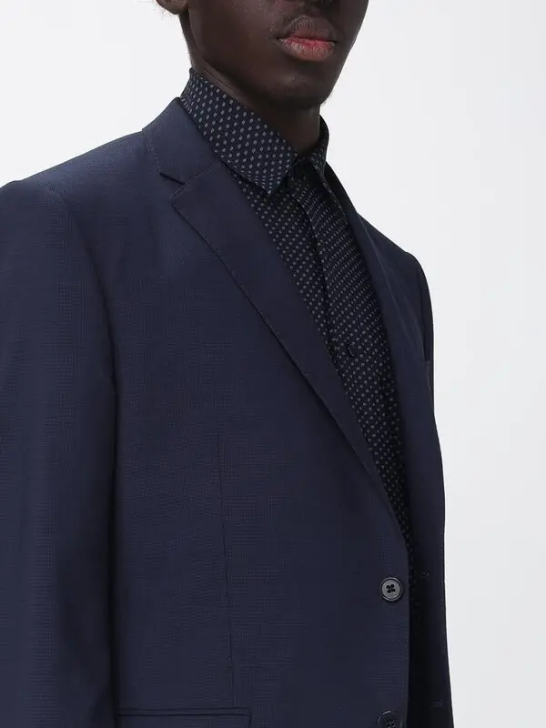 Emporio Armani Single-breasted Suit With Classic Lapels And Patch Pockets