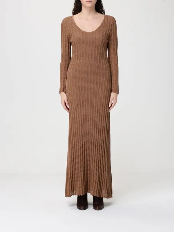 Fabiana Filippi Long Sleeve Maxi Dress - Rope