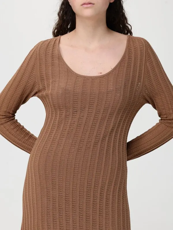 Fabiana Filippi Long Sleeve Maxi Dress - Rope