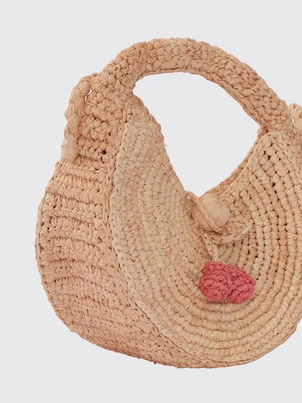 Bonpoint Crochet Raffia Bag