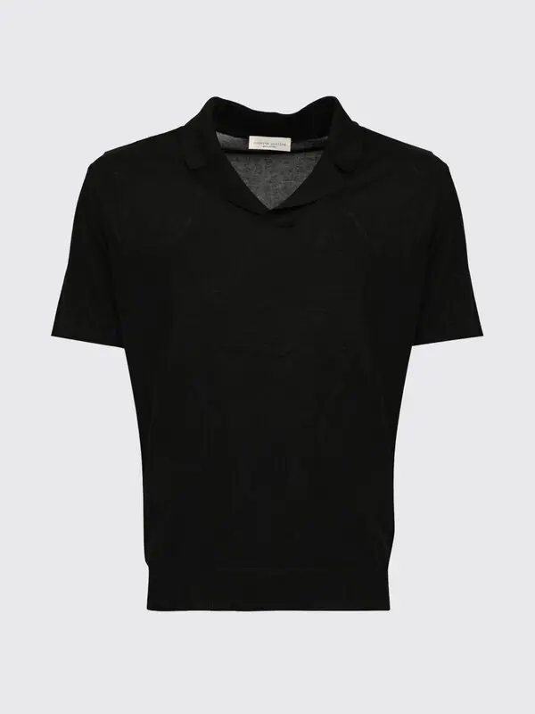 ROBERTO COLLINA Cotton Blend Knit Polo Shirt