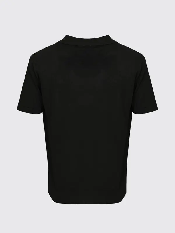 ROBERTO COLLINA Cotton Blend Knit Polo Shirt