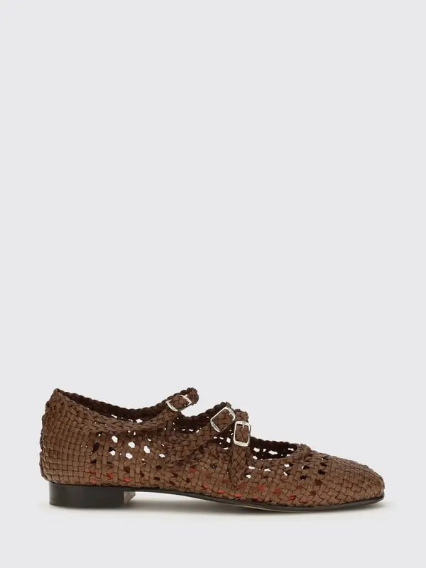 CAREL Woven Leather Ballerinas