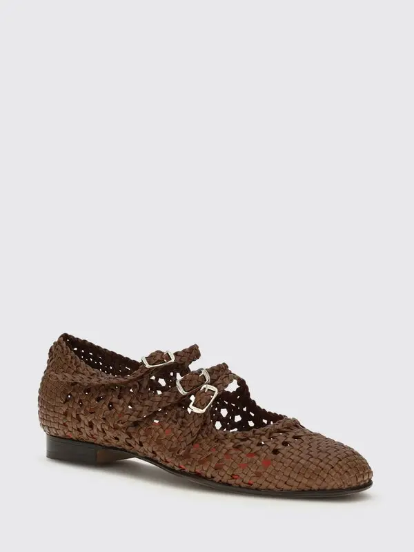 CAREL Woven Leather Ballerinas