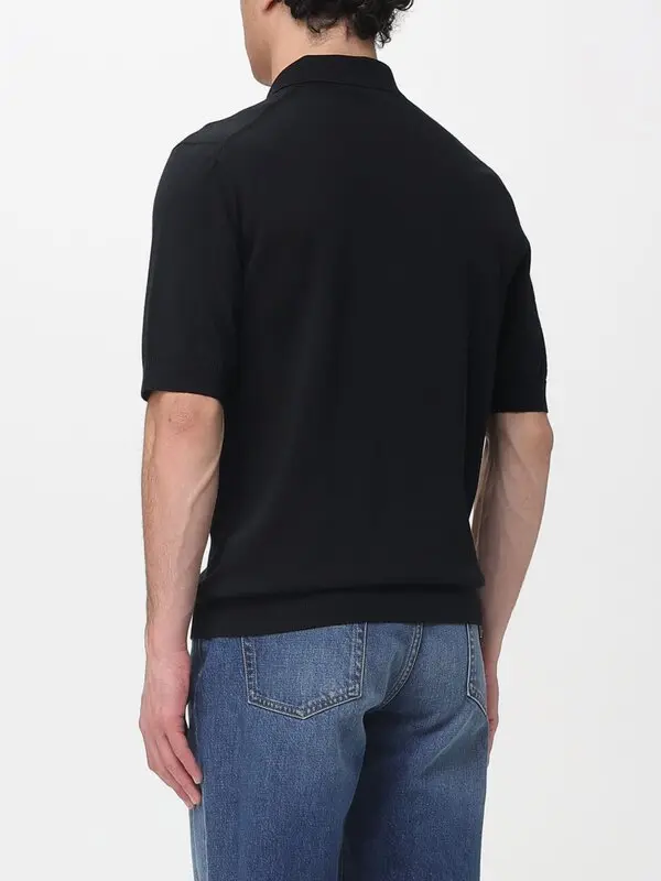 Dolce & Gabbana Virgin Wool Polo Shirt With Logo