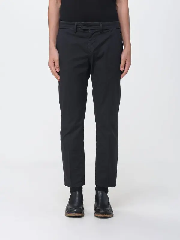 DONDUP Stretch Cotton Chino Trousers - Black
