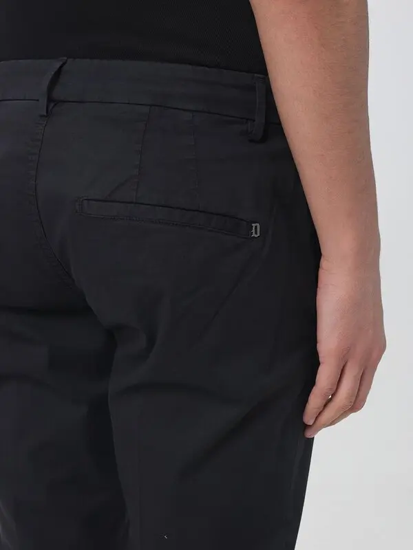 DONDUP Stretch Cotton Chino Trousers - Black