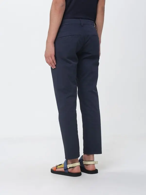 DONDUP Stretch Cotton Chino Trousers - Blue