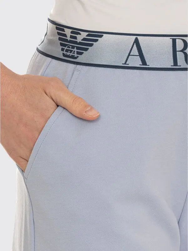 EA7 Jersey Shorts - Sky Blue