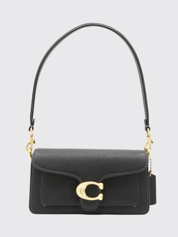 COACH Monogram Grained Leather Shoulder Bag