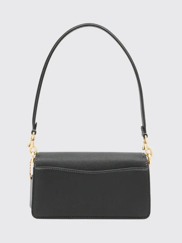 COACH Monogram Grained Leather Shoulder Bag
