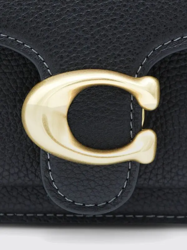 COACH Monogram Grained Leather Shoulder Bag