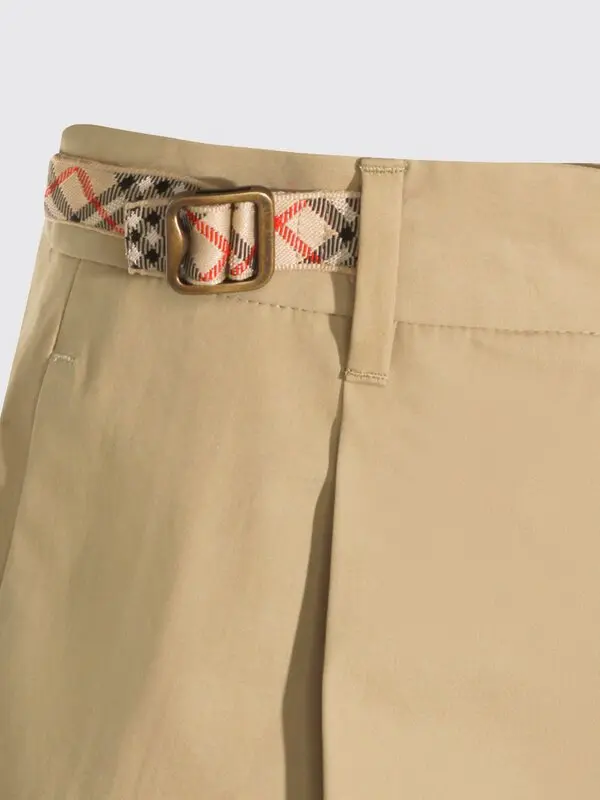 Burberry Mid-rise Cotton Chino Shorts