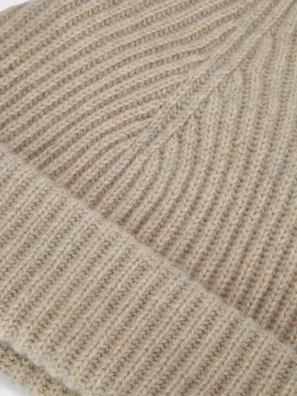Loro Piana Ribbed Cashmere Beanie