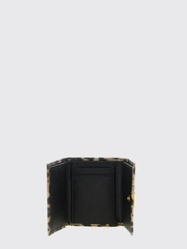 Dolce & Gabbana Animal Print Leather Wallet