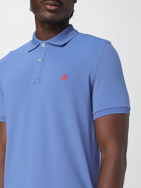 Peuterey Technical Fabric Polo With Logo - Avion