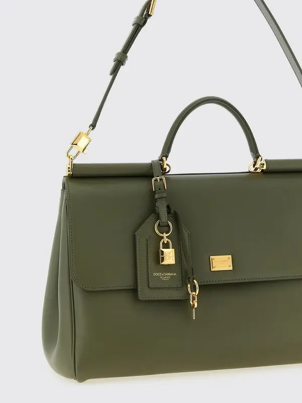 Dolce & Gabbana My Sicily Maxi Plongé Leather Bag