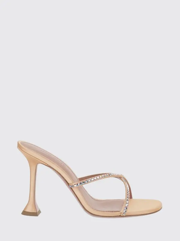 Amina Muaddi High Heel Shoes - Peach