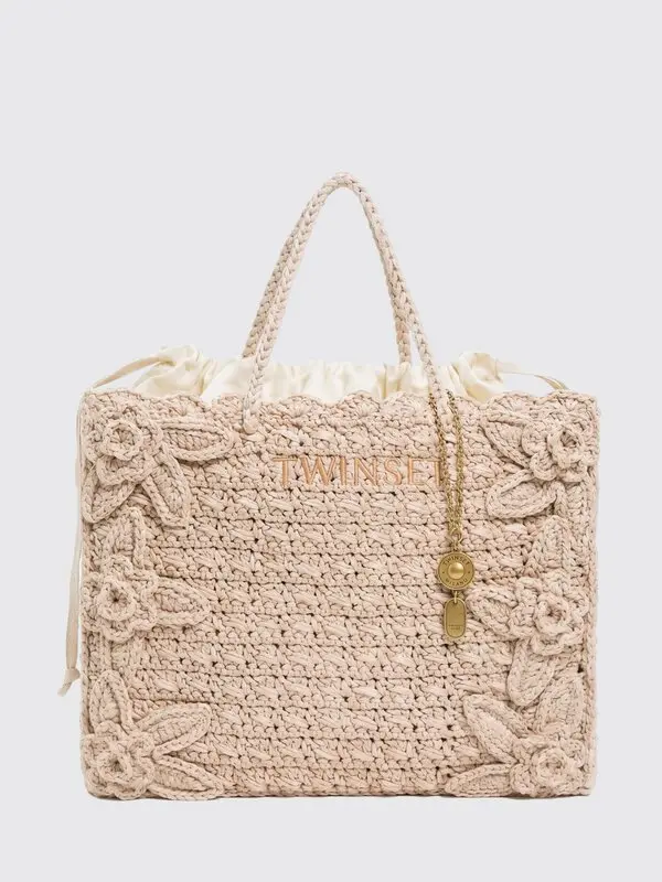 TWINSET Crochet Cotton Bag