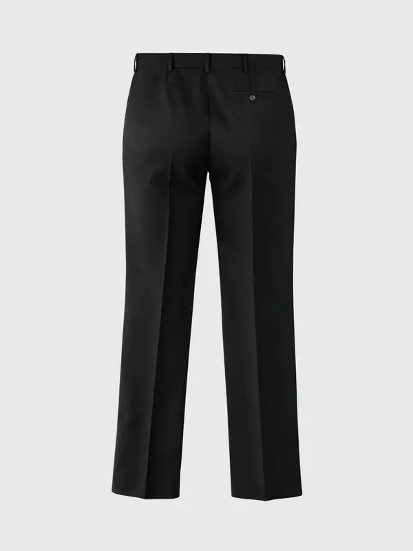 Moschino Low-waisted Straight Wool Pants With Pleats