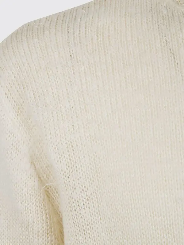 Avant Toi Linen Crew Neck Sweater - Yellow