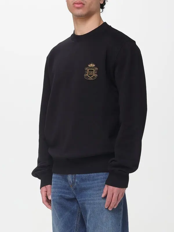 Dolce & Gabbana Cotton Crew-neck Sweatshirt With Logo