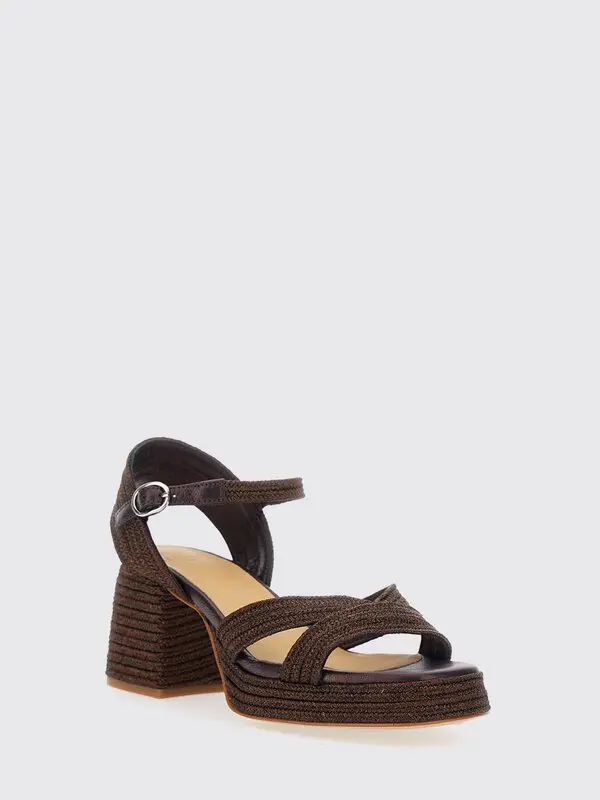 CastaÑer Vallita Woven Canvas Sandals - Brown