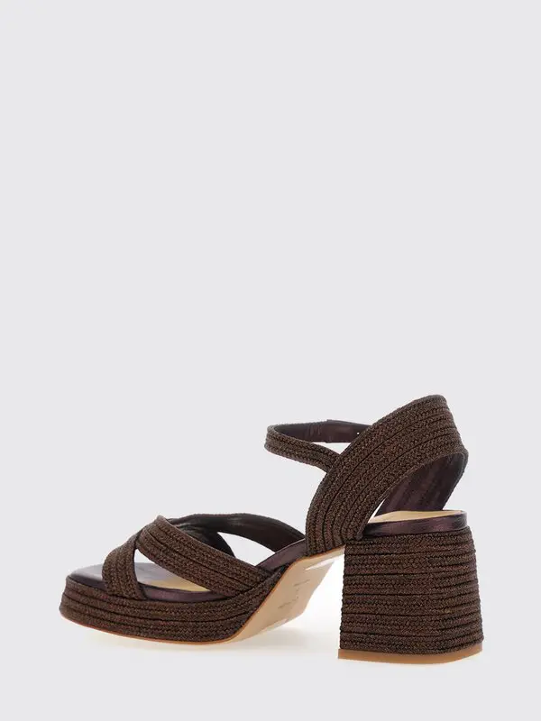 CastaÑer Vallita Woven Canvas Sandals - Brown