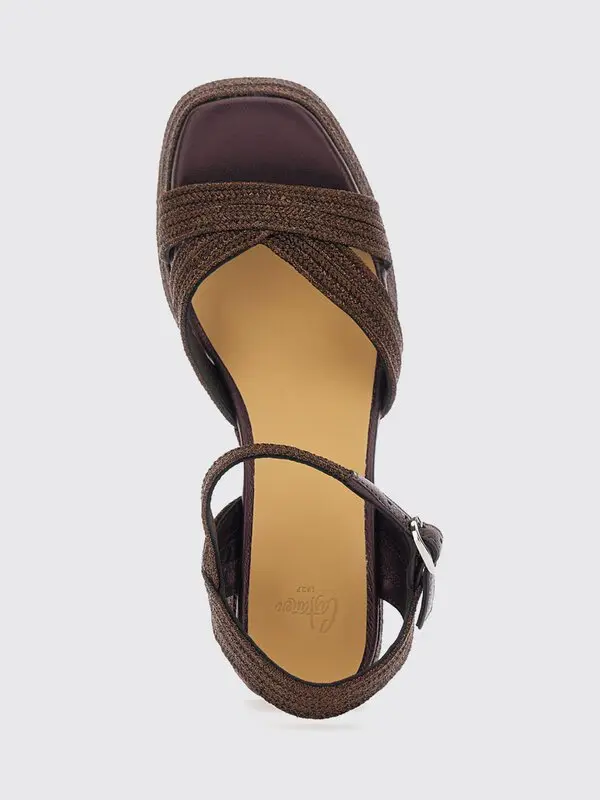 CastaÑer Vallita Woven Canvas Sandals - Brown