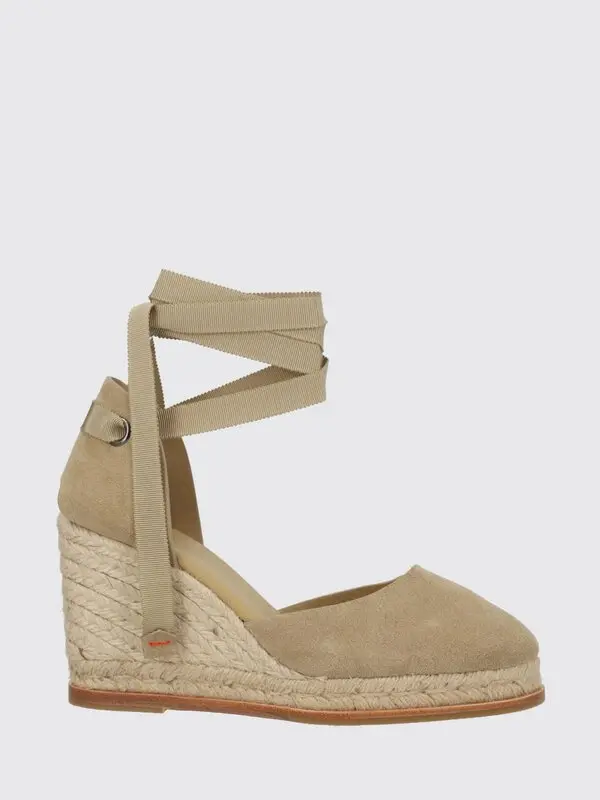 CastaÑer Camila High Wedge Espadrilles With Ankle Ties