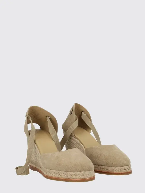 CastaÑer Camila High Wedge Espadrilles With Ankle Ties