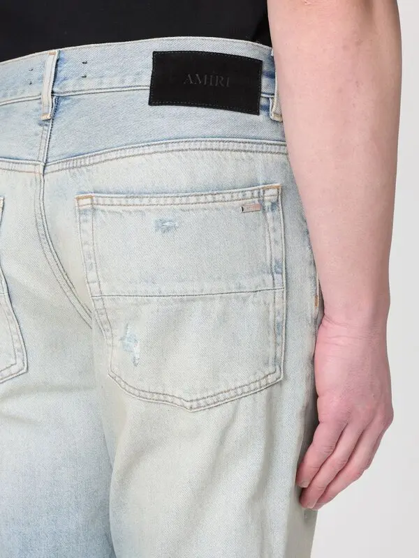 Amiri Distressed Light Wash Jeans