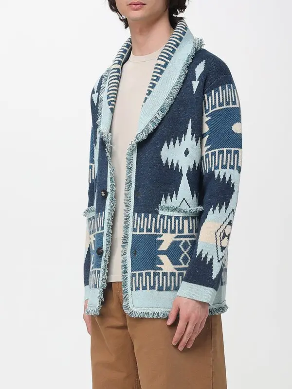 Alanui Jacquard Cotton Cardigan