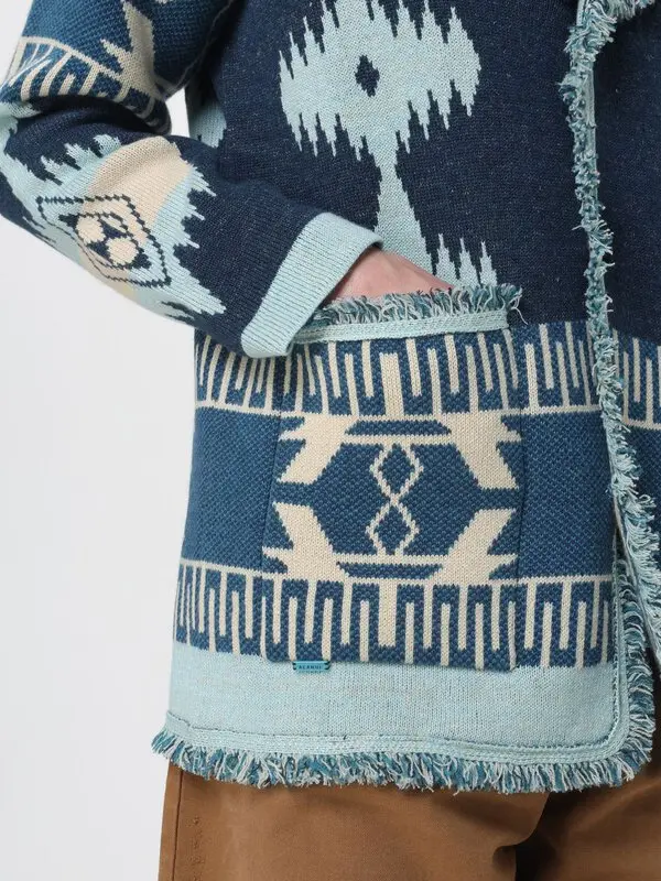 Alanui Jacquard Cotton Cardigan