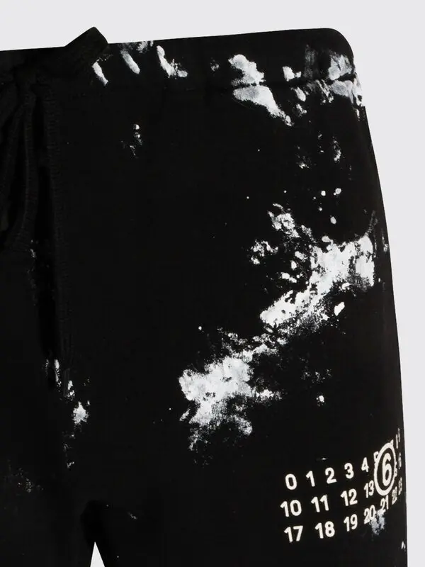 MAISON MARGIELA Printed Wide-leg Cotton Jogging Pants