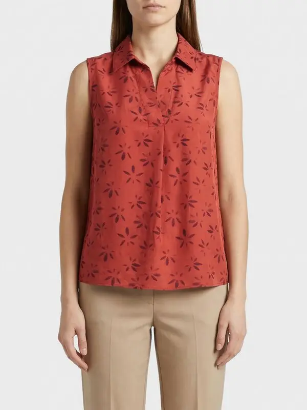 K-WAY Floral Cotton Blend Blouse