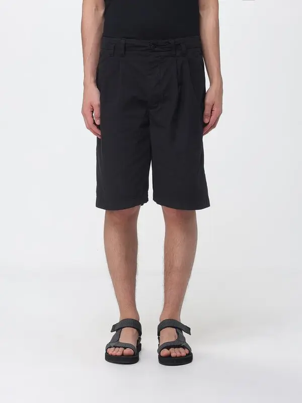 C.P. COMPANY Cotton Shorts - Black