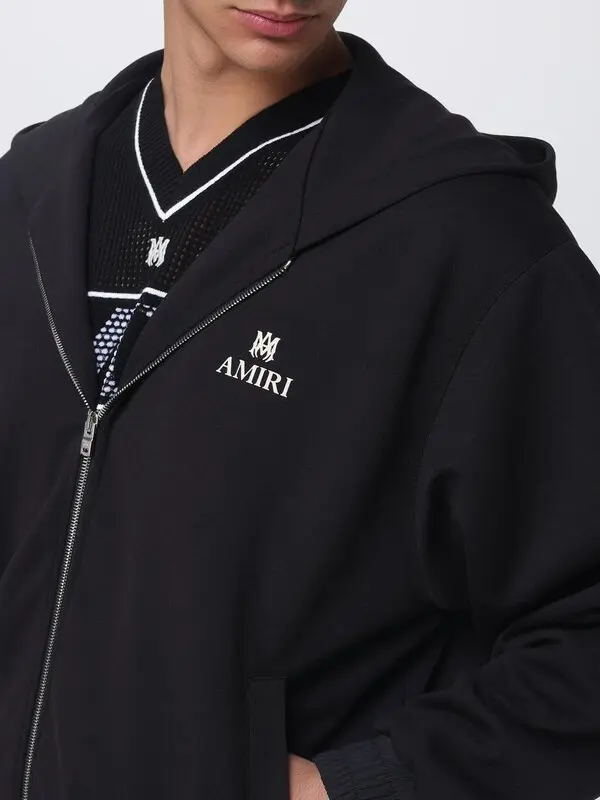 Amiri Zip-up Hoodie With Logo Detail