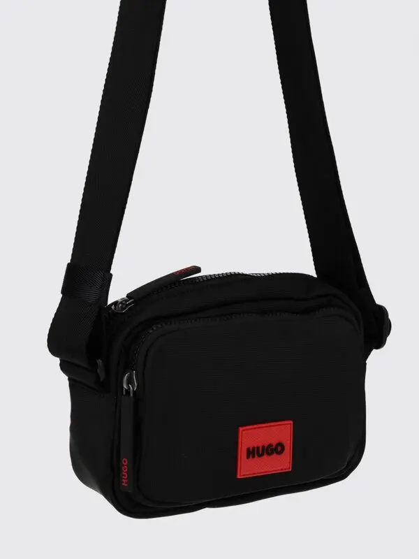 Hugo Ethon 3.0 Recycled Nylon Crossbody Bag With Logo Patch